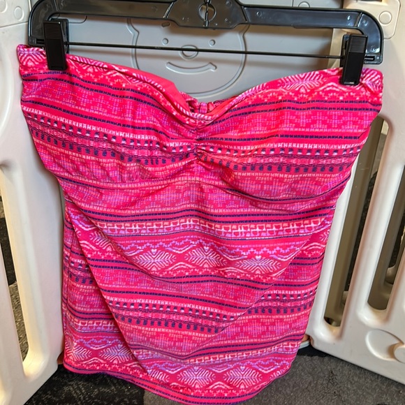 Hot Water | Swim | Hot Water Pink Tankini Top Strapless | Poshmark